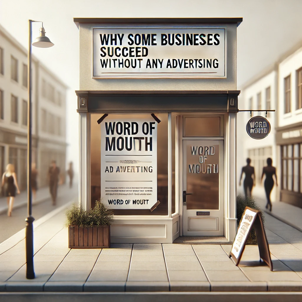 Why Some Businesses Succeed Without Any Advertising - Make business